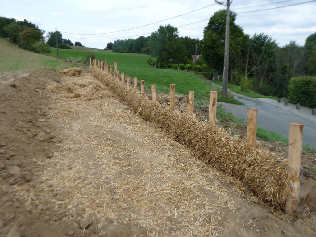 Installation de Fascines à Frasnes-Lez-Anvaing - Contrat Rivière Escaut Lys